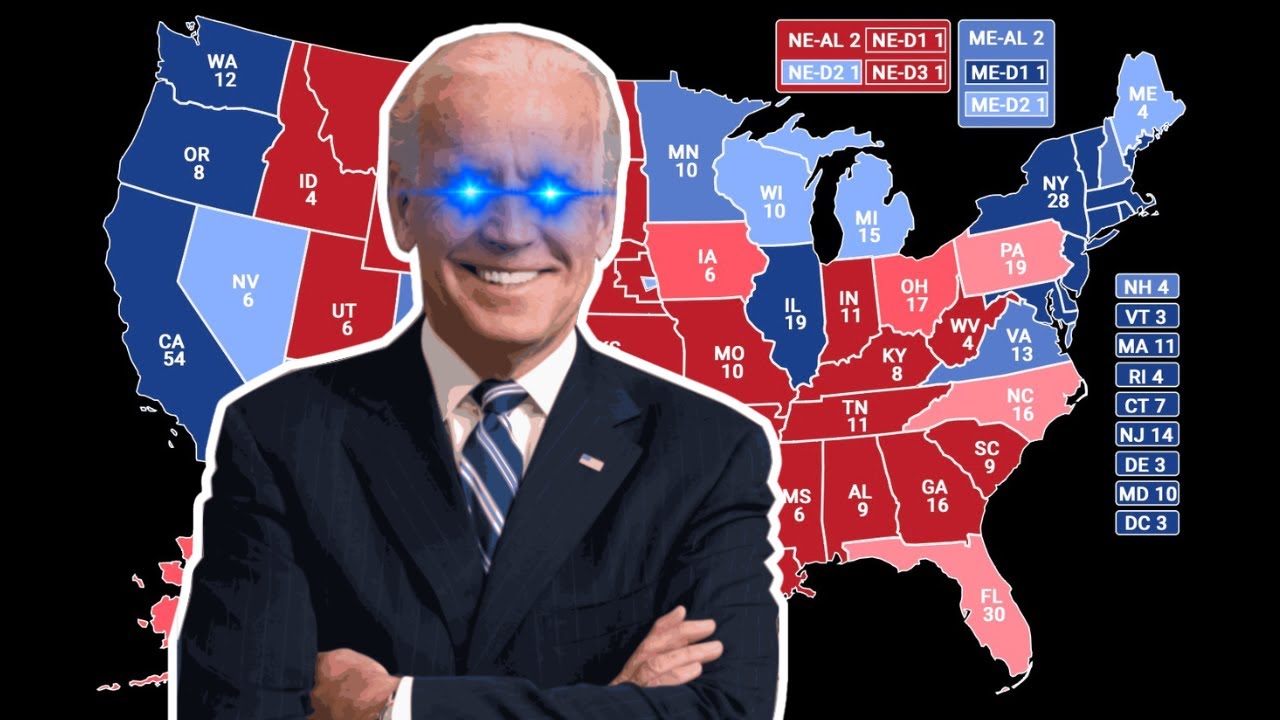 Joe Biden's Easiest Path To 270 Electoral Votes In 2024 - YouTube