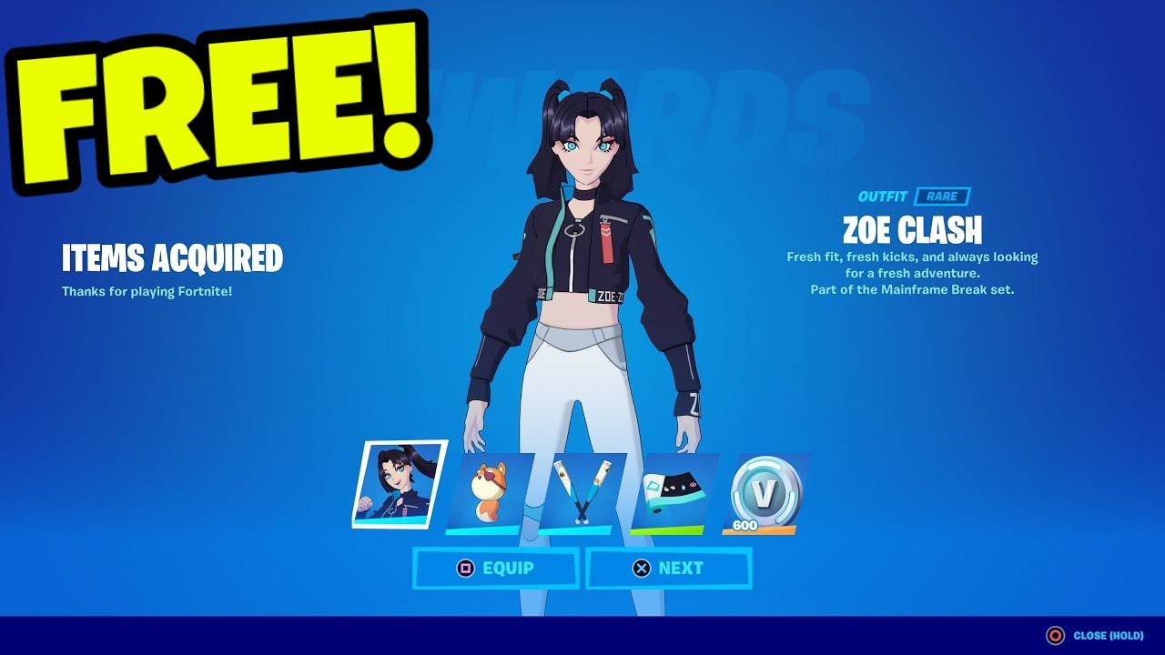 How To Get Mainframe Break Starter Pack For FREE! (Fortnite Zoe Clash ...