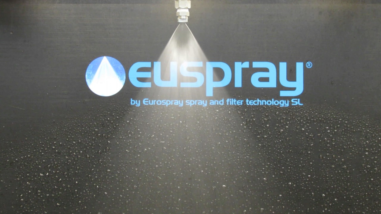 Flat spray nozzle, spray angle 60° IMC2046 - YouTube