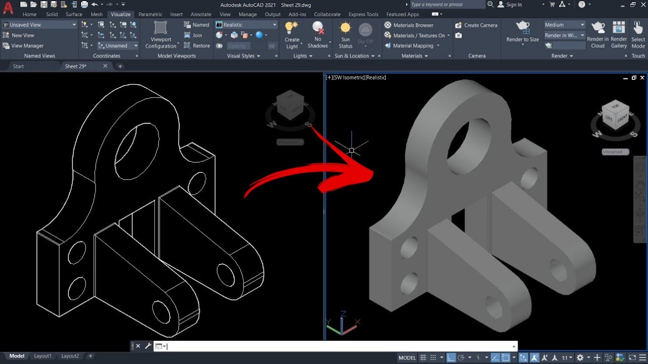 AutoCAD - practice design 01 | Practice design on AutoCAD | How to ...