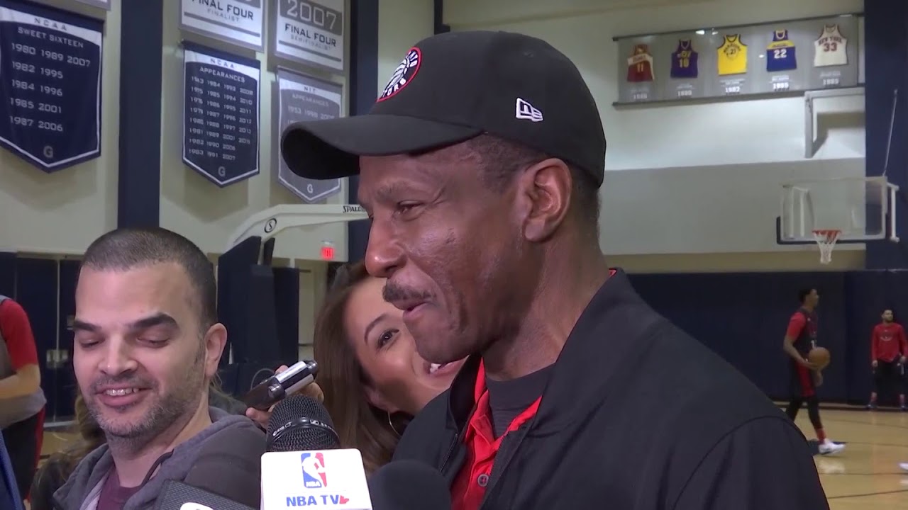 Raptors Practice: Dwane Casey - April 21, 2018 - YouTube