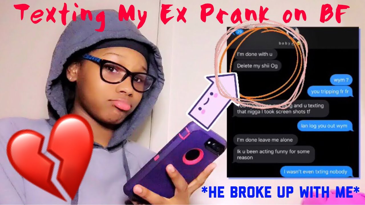 Texting My EX Prank on BF😳! - YouTube