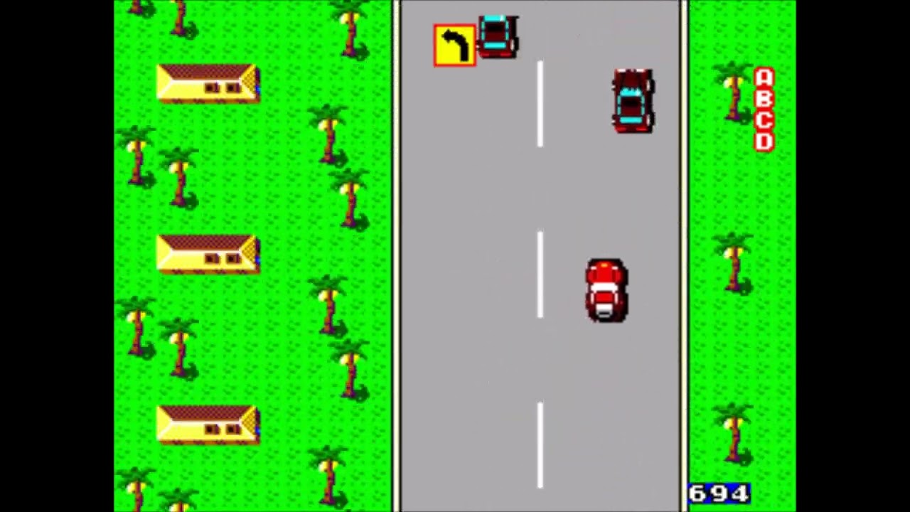 Finally Beating Action Fighter - Full Sega Master System Longplay - YouTube