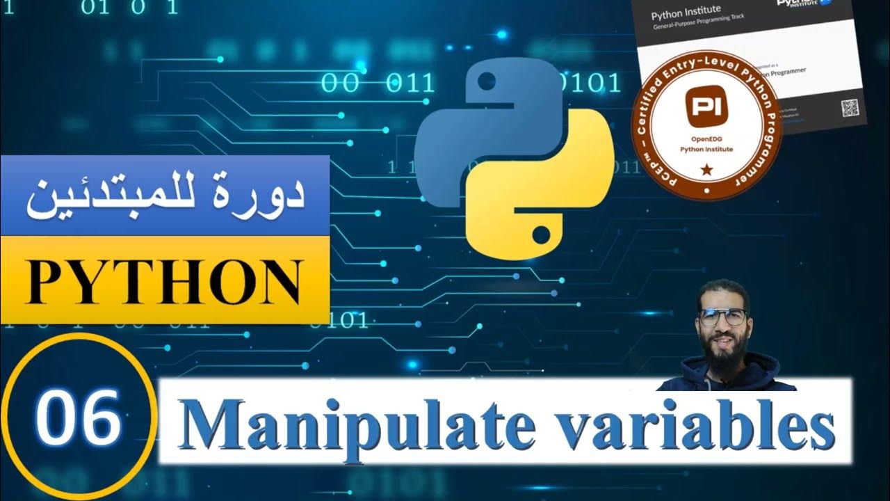 Python for beginners Darija : 06 Manipulate Variables - YouTube