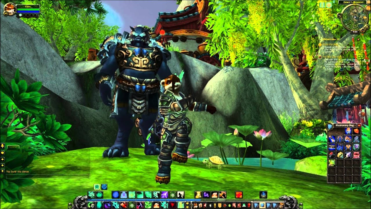 Mists of Pandaria - Female Pandaren Dance - YouTube