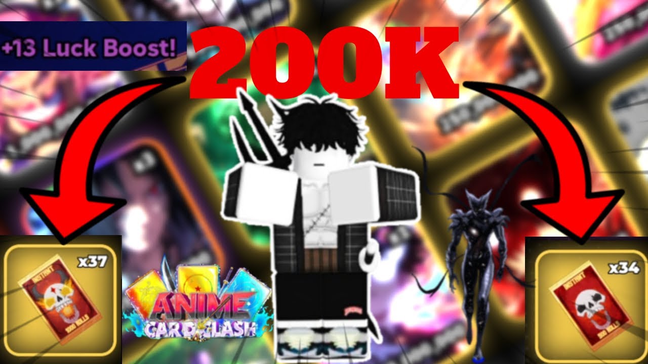 USING 200K+ INSTANT ROLLS IN ECLIPSE | ANIME CARD CLASH | - YouTube