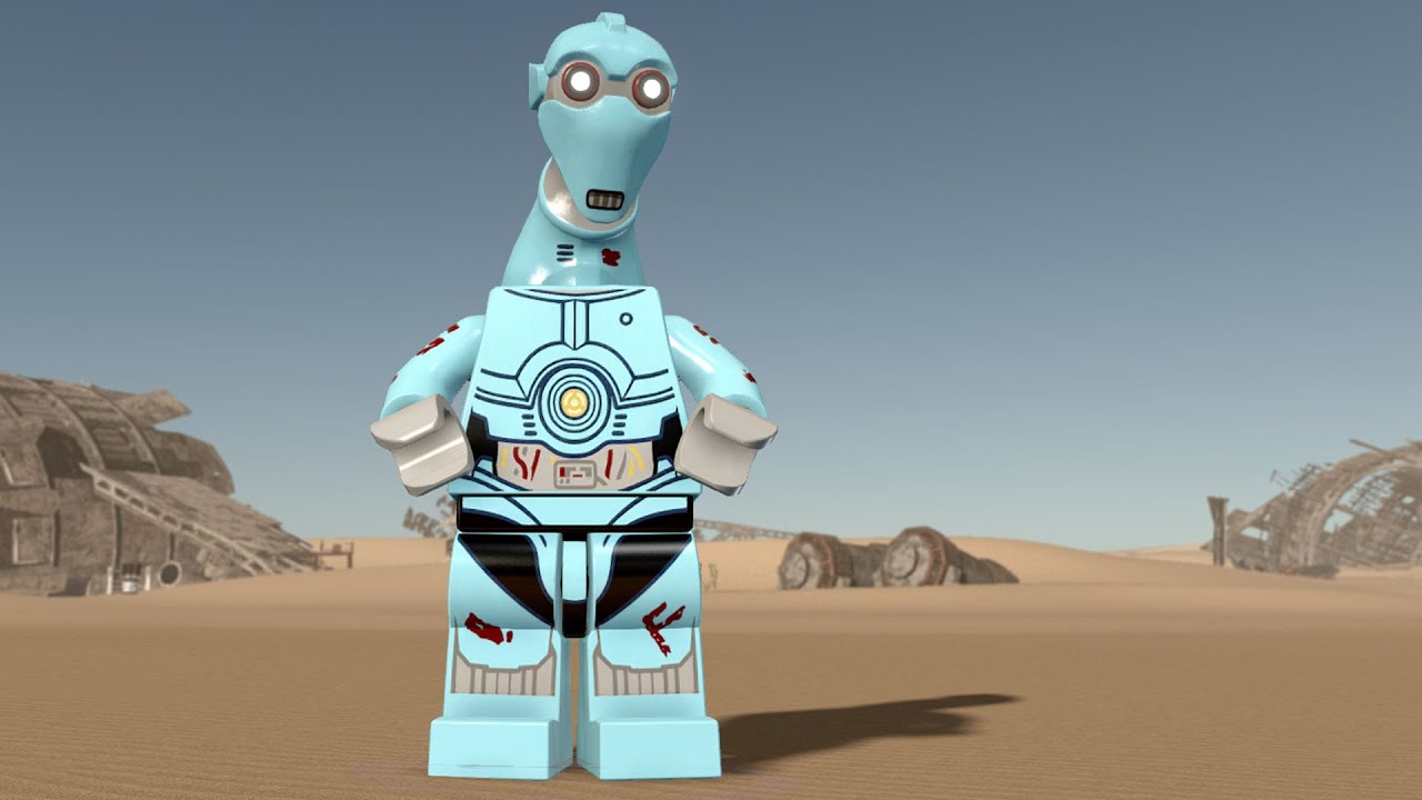 LEGO Star Wars: The Force Awakens - PZ-4CO | Free Roam Gameplay (PC HD ...