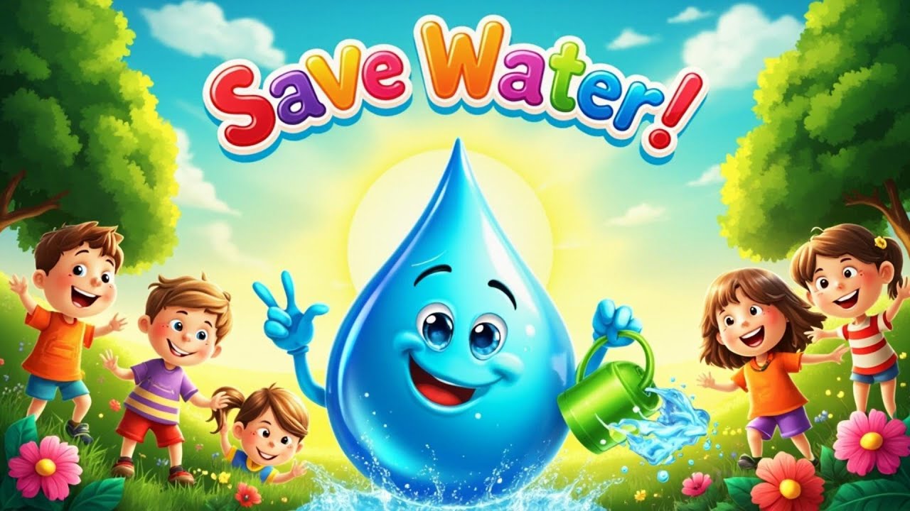 Save Water, Save Life! Catchy Rhyme for Kids - YouTube