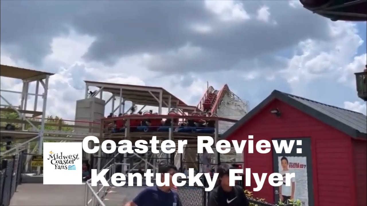 Kentucky Flyer Coaster Review at Kentucky Kingdom - YouTube