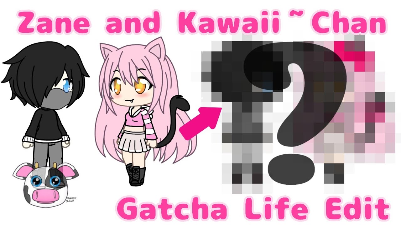 Zane and Kawaii~Chan Gatcha Life Edit [IBIS Paint X] - YouTube