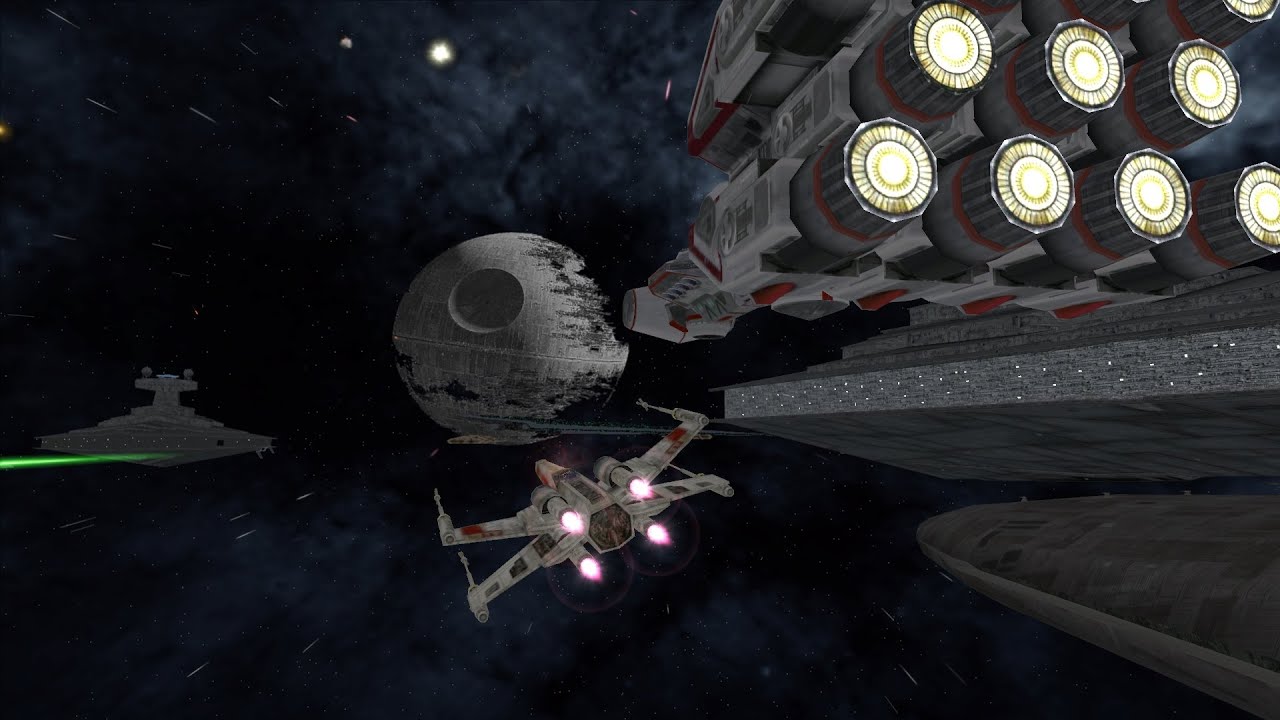 Star Wars: Battlefront II - Battle of Endor (Space Battle) - YouTube