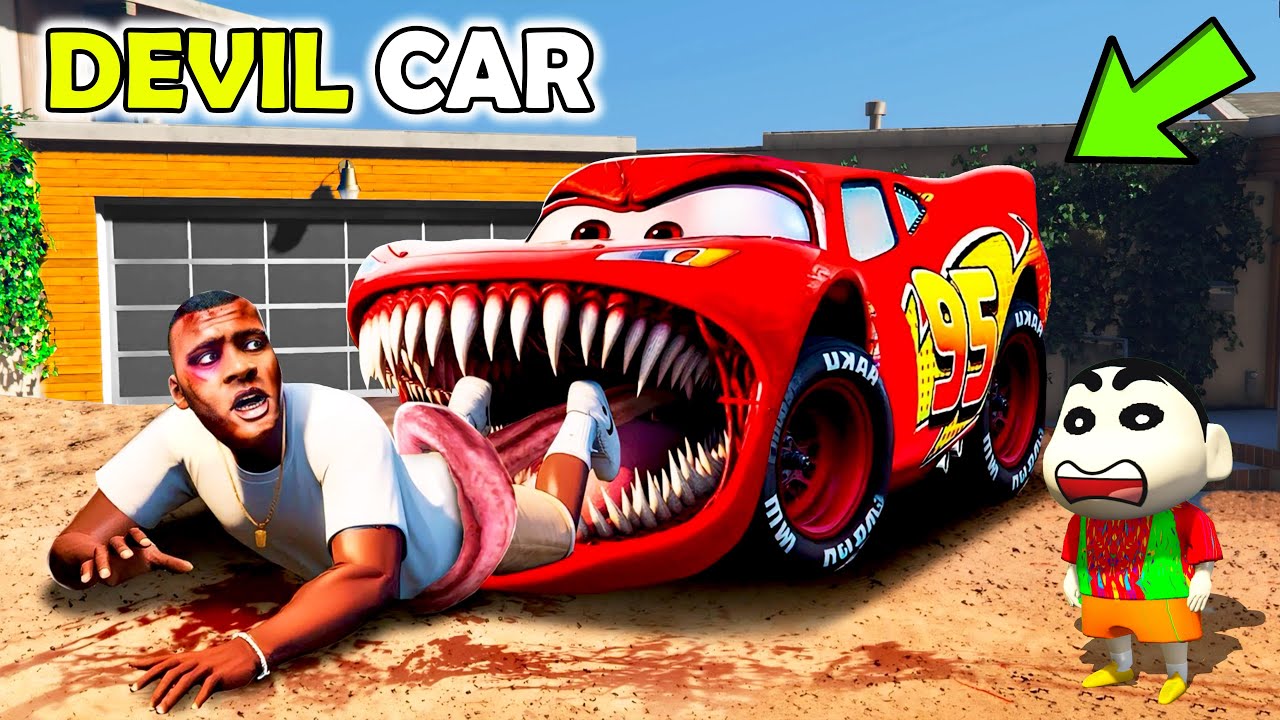 GTA 5 : Franklin and Shinchan's New CAR Change Into DEVIL CAR in GTA 5 ...