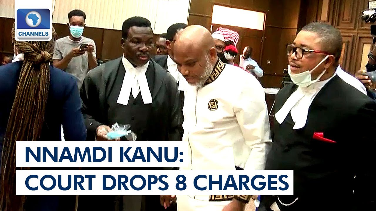 Groups React After Court Strikes Out Eight Of 15 Charges Against Nnamdi Kanu - YouTube