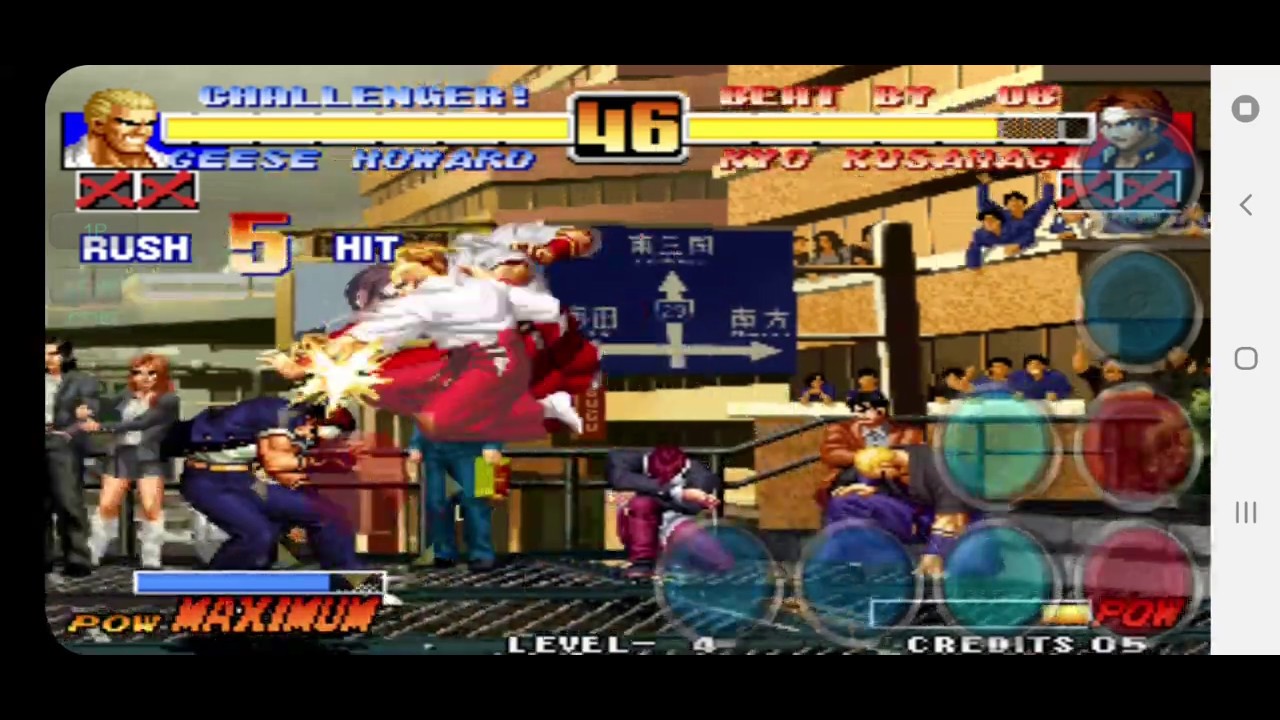 Kof 96 Geese combo 1 - YouTube