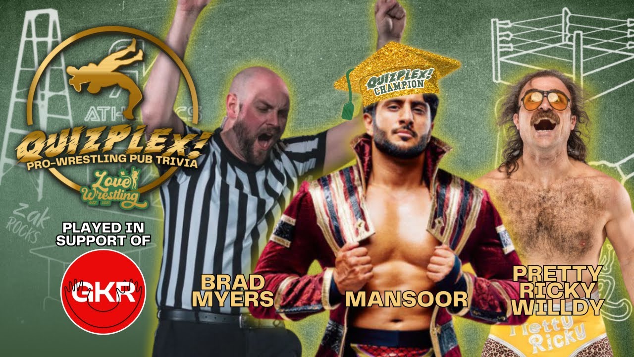 Mansoor vs Pretty Ricky Willdy vs Ref Brad Myers | QUIZPLEX! 7/30/24 - YouTube