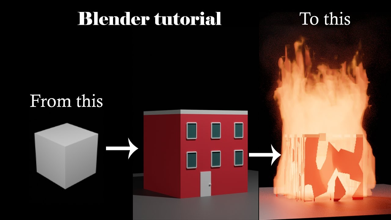 Blender Tutorial: How To Burn Down Something - YouTube