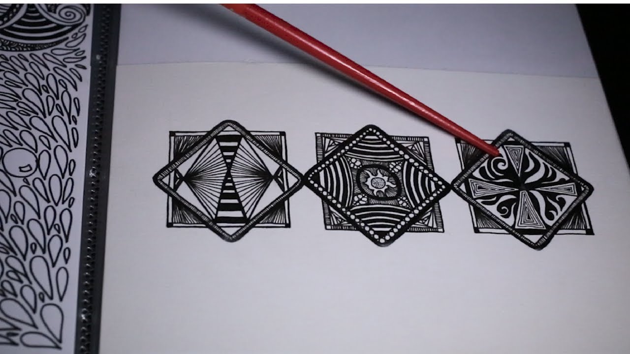 Tracing Lines with Pointer - My New Drawings! + Whispering & Challenge ...