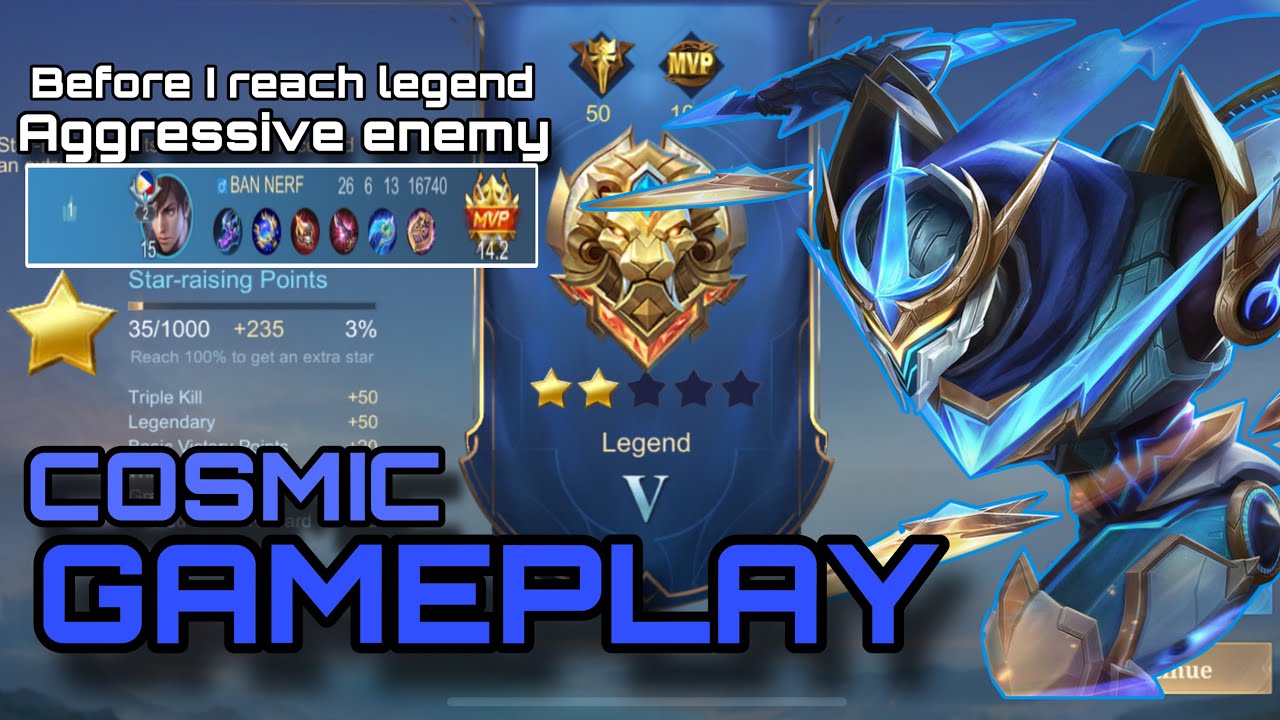 Before I reach legend aggressive enemy🔥 | cosmic gleam gameplay - YouTube