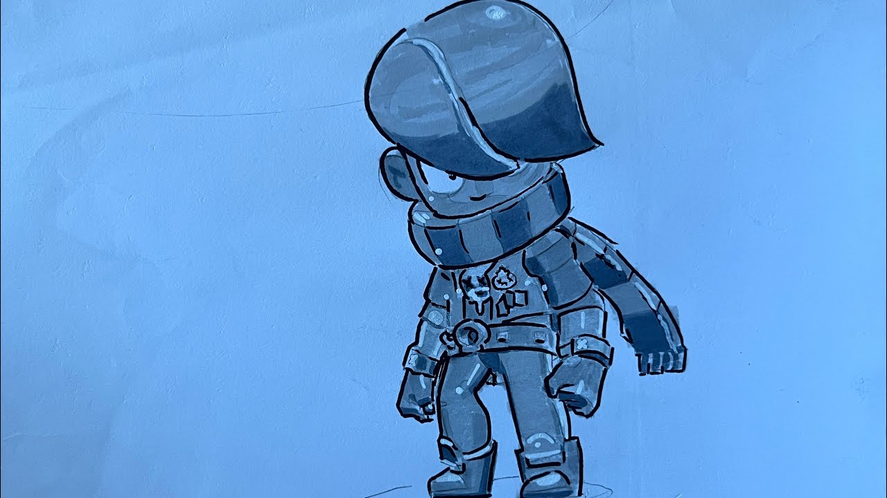 How to Draw True Silver Edgar | Brawl Stars True Silver Edgar Drawing ...