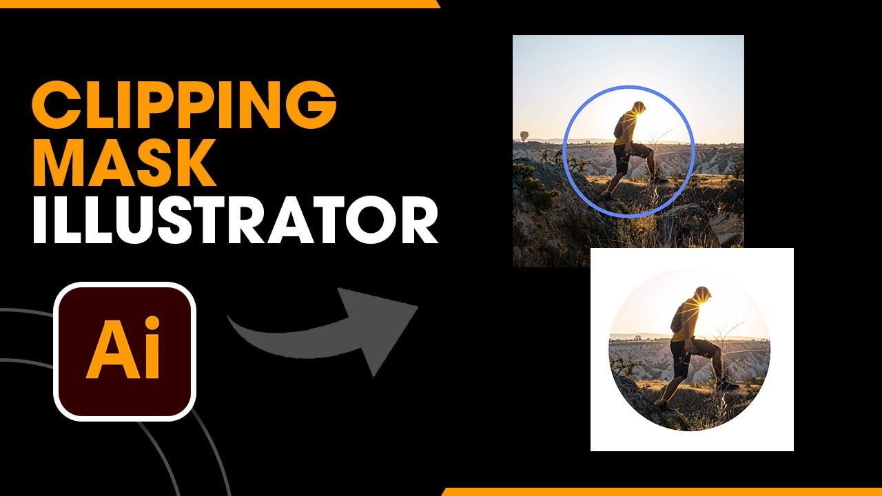 Illustrator Tutorial: Clipping Mask in Adobe Illustrator - YouTube