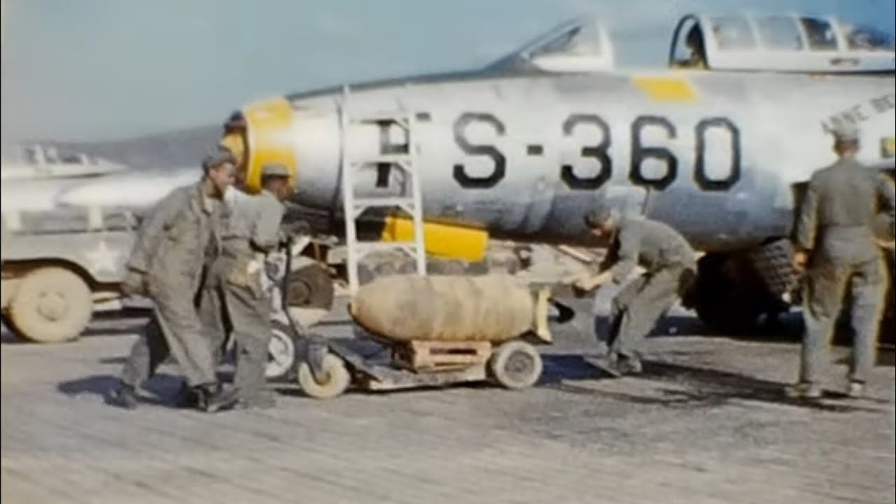 Korean War 49th Fighter Bomber Group Taegu K2 Air Base 1952 Bomb ...