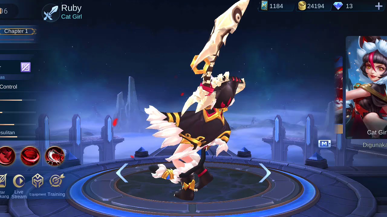 Ruby All Skin Mobile Legend - YouTube