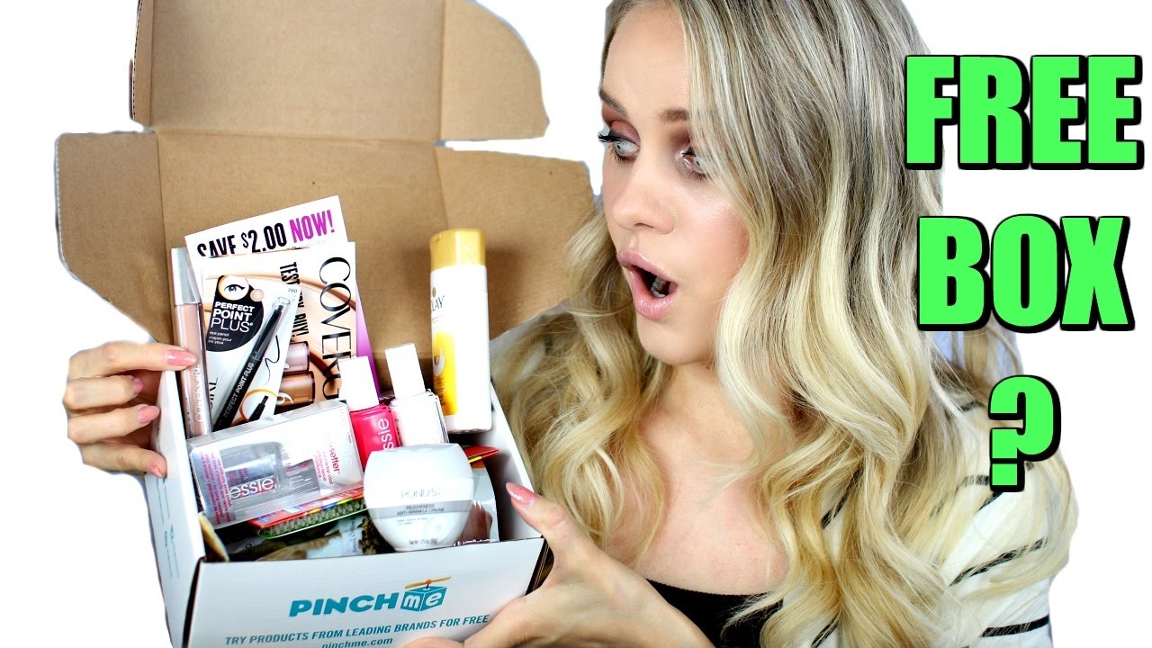 FREE SAMPLES BOX? Pinch Me February 28th - YouTube