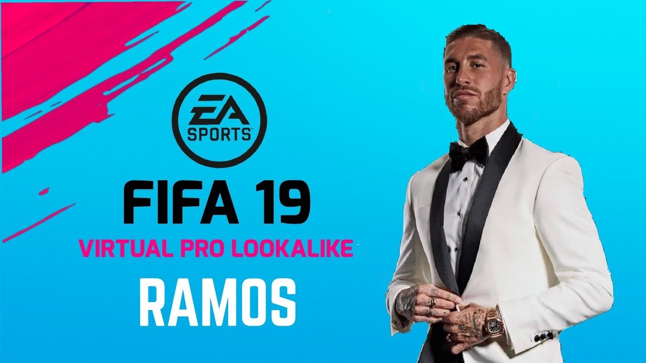 FIFA 19 | VIRTUAL PRO LOOKALIKE TUTORIAL - SERGIO RAMOS - YouTube