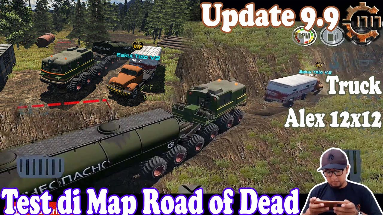 #rthd Game Offroad - Truck VL80 / MZKT 7919 Test di Map Road of Dead ...