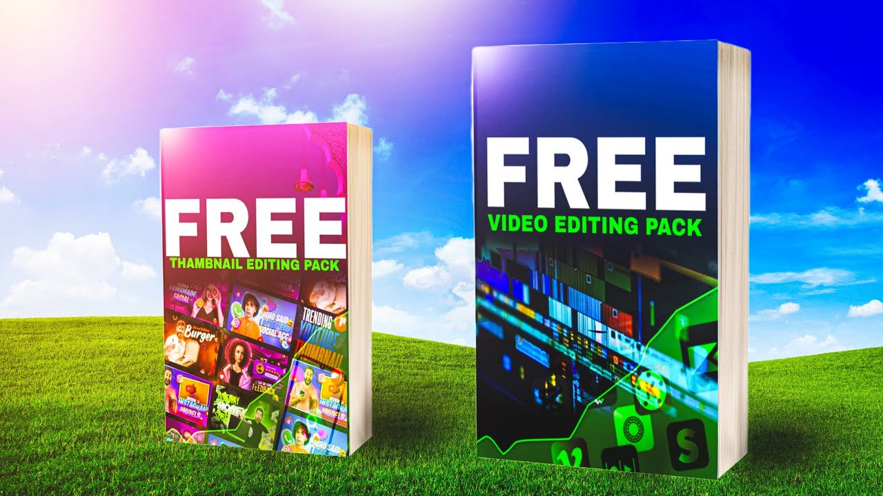 FREE VIP Thambnail & Video Editing PACK [100GB] - YouTube