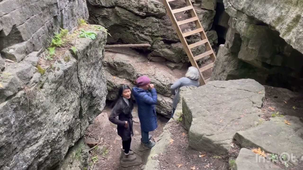 Stuck between rocks # Limehouse Conservation Area. Limehouse Ontario ...