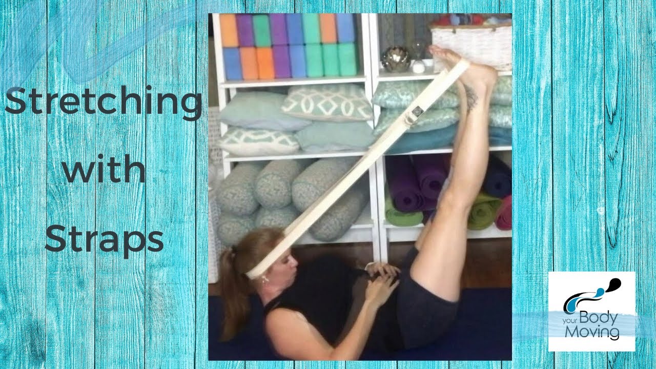Stretching with straps - YouTube