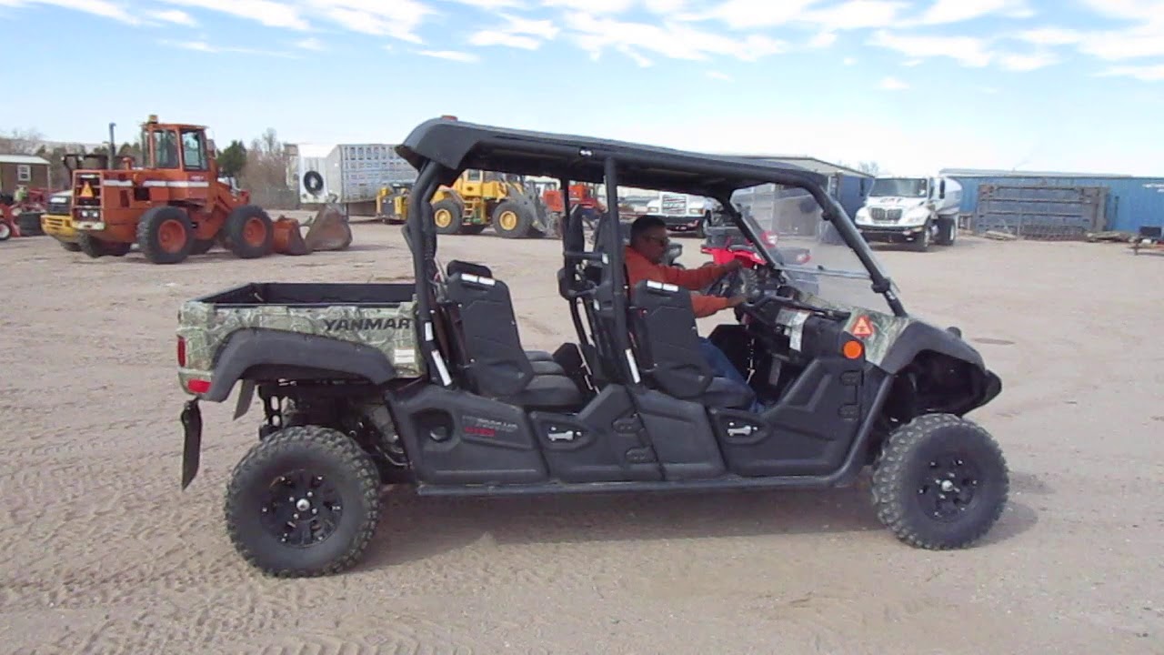 Lot 1802 | 2018 Yanmar YU700GMP 4x4 4 Seat UTV - YouTube
