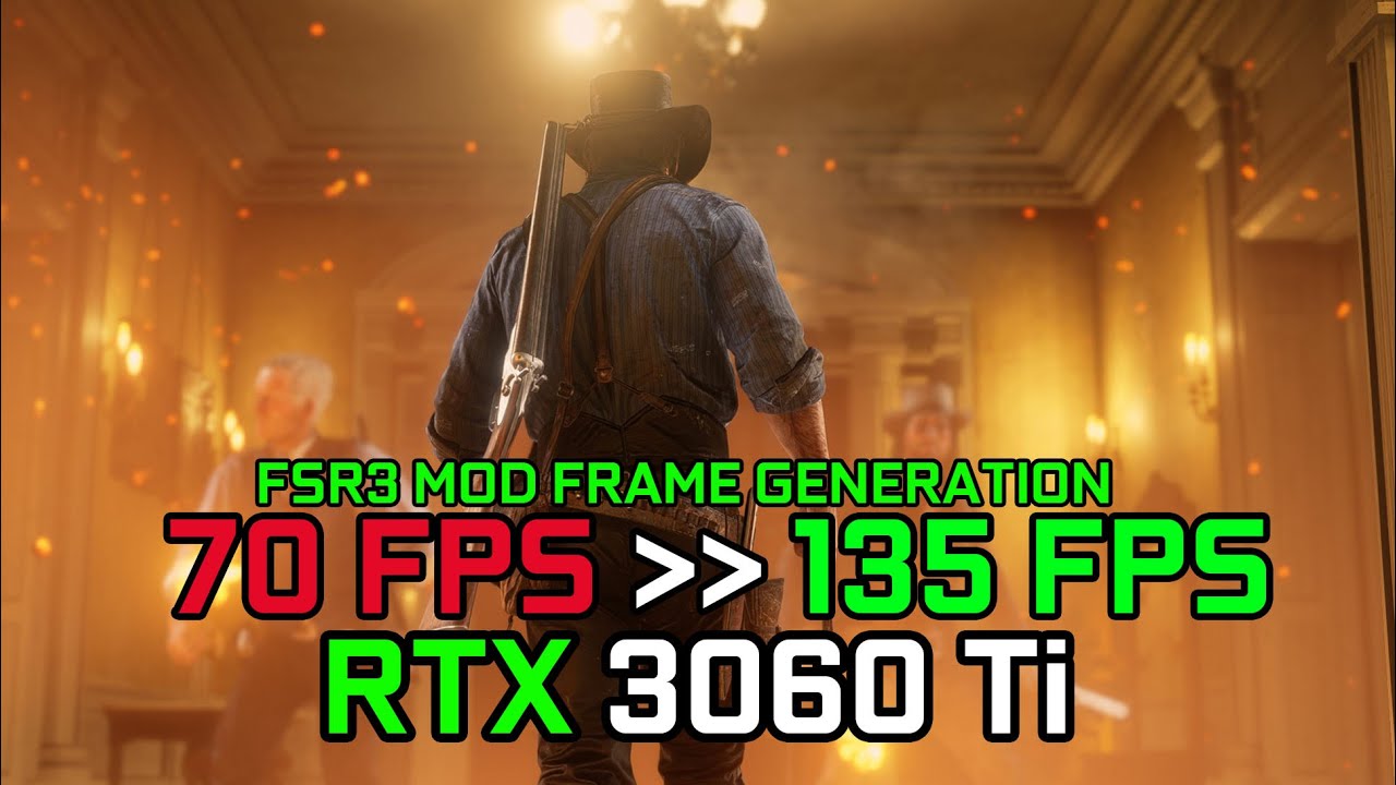 Frame Generation on RTX 3060 Ti | FSR 3 Mod on Red Dead Redemption 2 ...