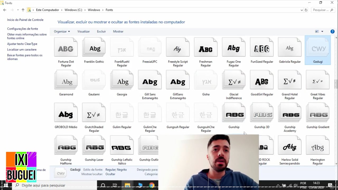 Como Instalar Fontes Letras no Computador | Notebook Windows ( Tipos de ...