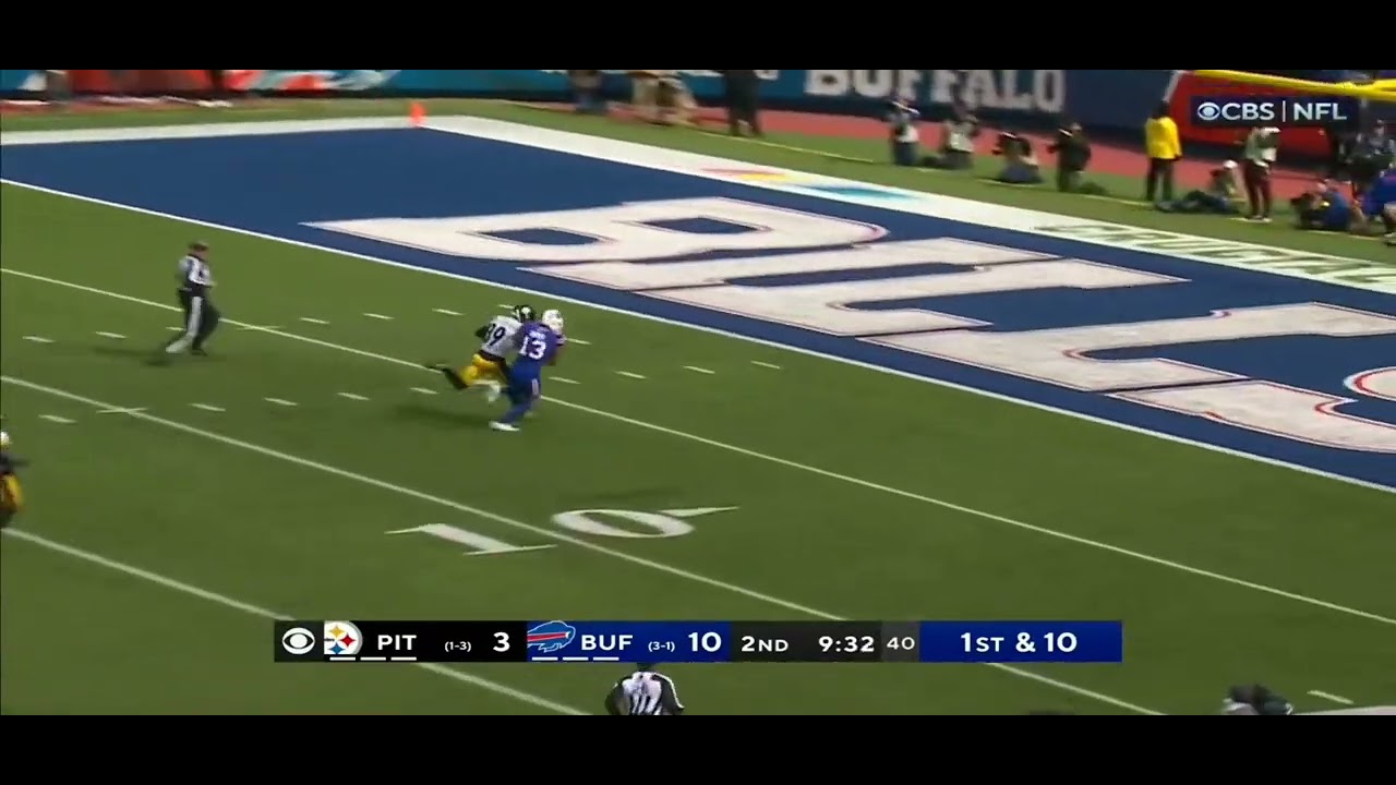 Buffalo Bills GABE DAVIS 1 HANDED catch for 2nd Touchdown of the game ...