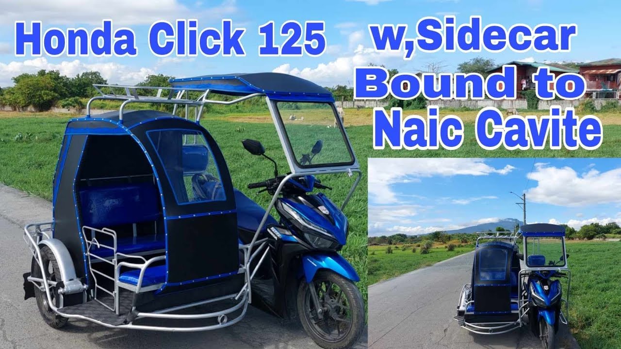 Honda Click 125 w,Sidecar Bound to Naic Cavite#hondaclickwsidecar - YouTube