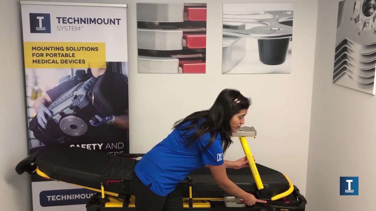 Technimount's Safety Arm System - Lower and Raise the Arm - YouTube
