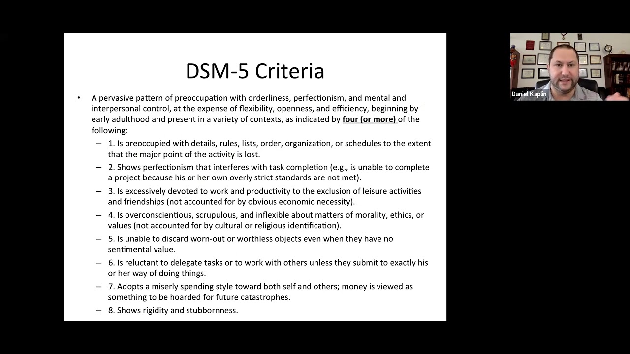 What is Obsessive Compulsive Personality Disorder (OCPD)? - YouTube