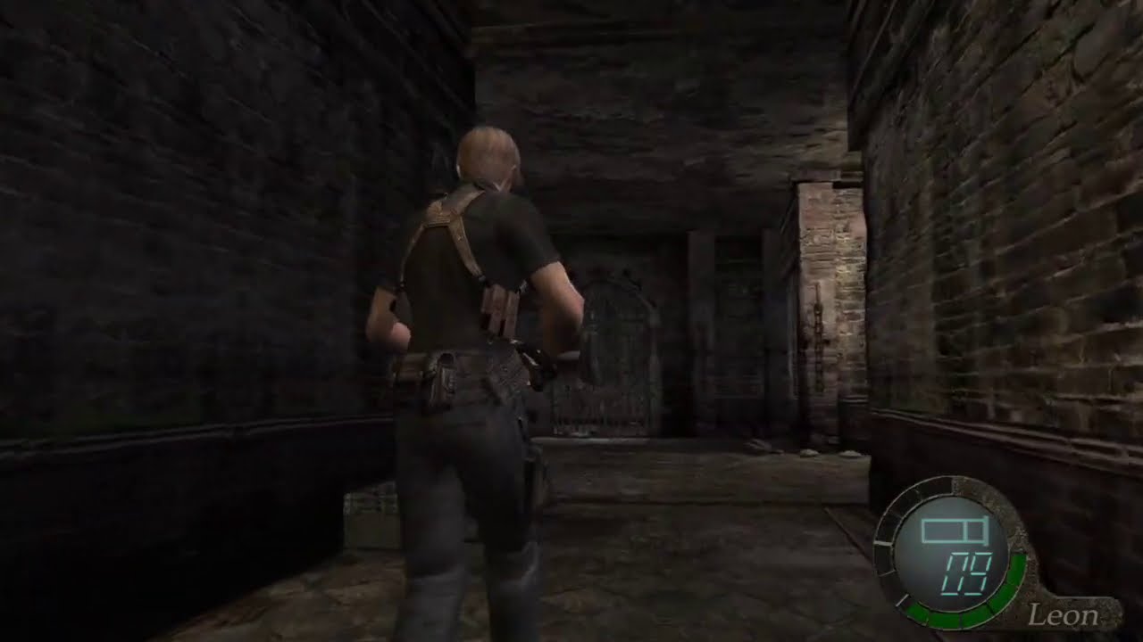 RESIDENT EVIL 4 Chapter 3-2 Castle Butterfly Lamp Drainage Valve 01.08. ...