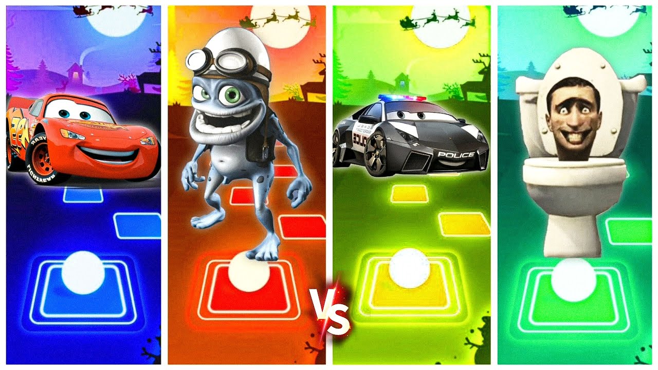 McQueen-Crazy frog-Evil Lightning McQueen-Scibidi toilet-Tiles Hop EDM ...