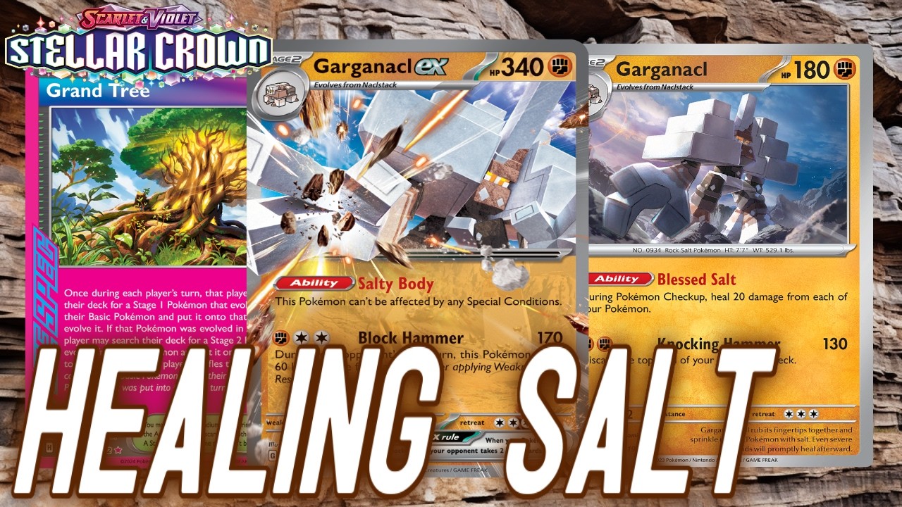 Double Garganacl ex Deck Absorbs Damage & Heals | Pokémon TCG Live ...