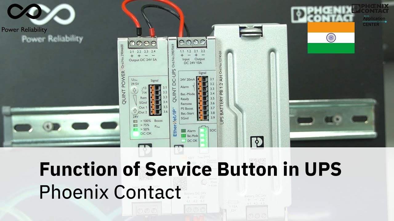 Function of Service Button in UPS - YouTube