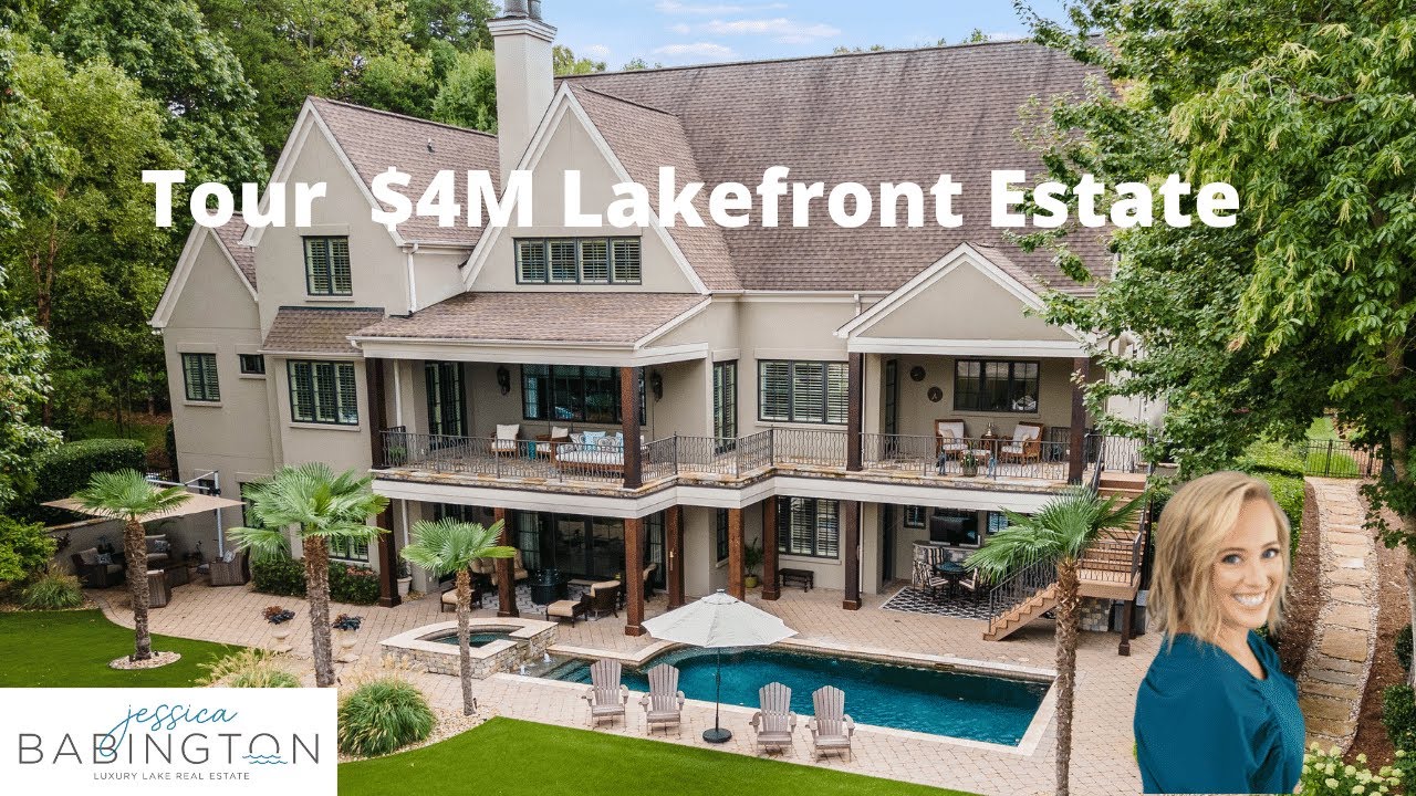 Lake Norman Luxury Lake House Tour - YouTube