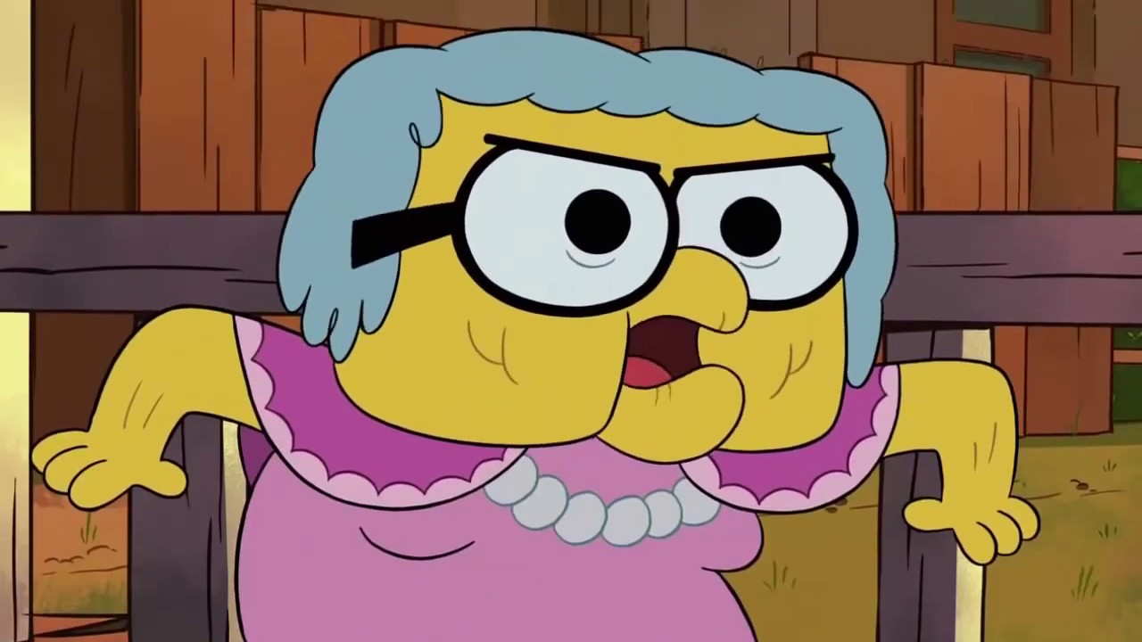 bart simpson fights grandma - YouTube