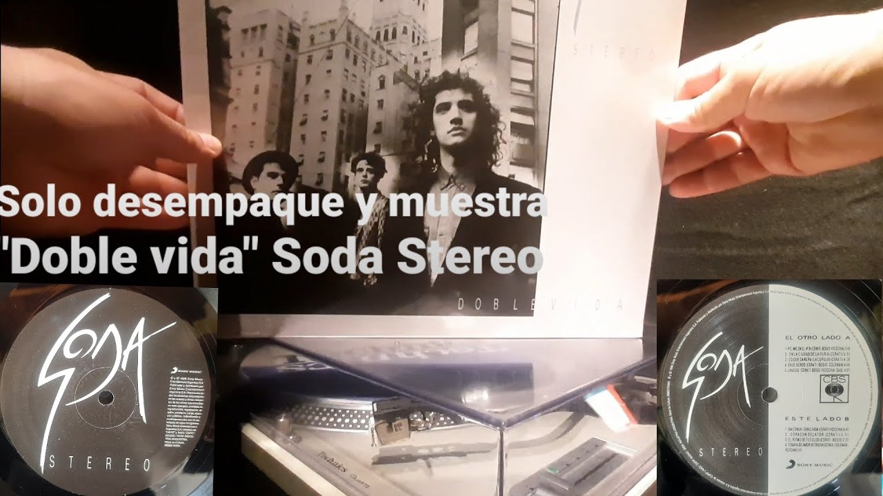 Soda Stereo "Doble Vida" 180g edición Argentina desempaque y muestra ...