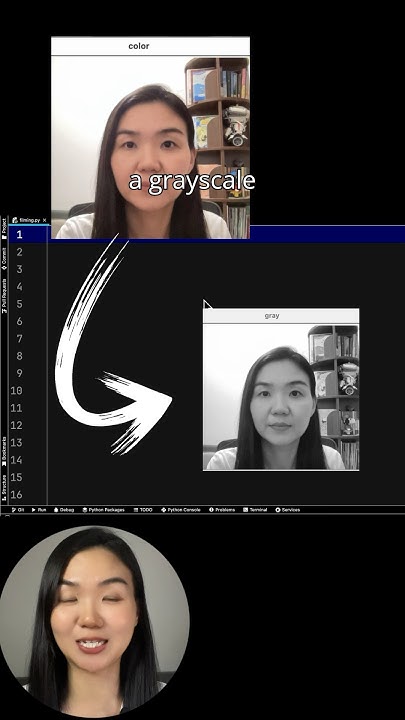 How to convert a color video to grayscale video in Python #python #programming #coding - YouTube