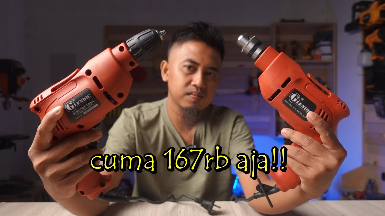 bor murah kini semakin bagus!! - tes dan review bor kabel 10mm Glendic ...