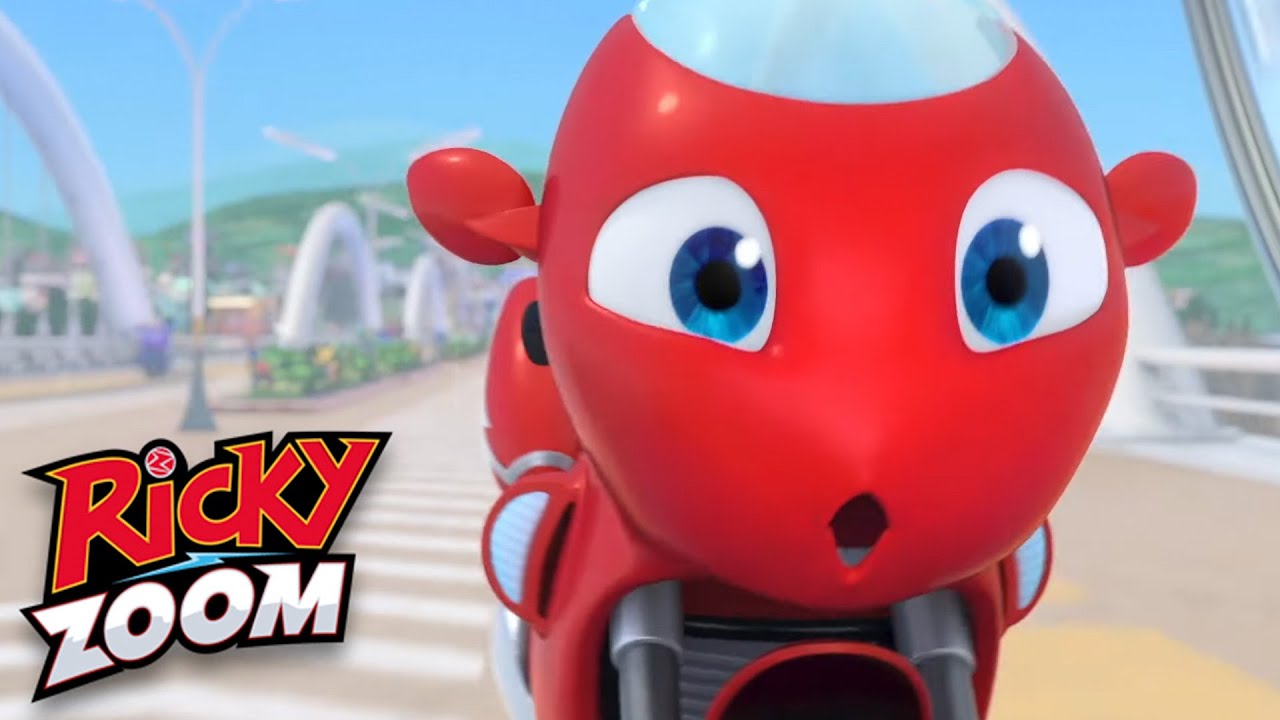 Ricky On A Roll ⚡️The Out Of Control Controller!! ⚡️ Motorcycle Cartoon ...