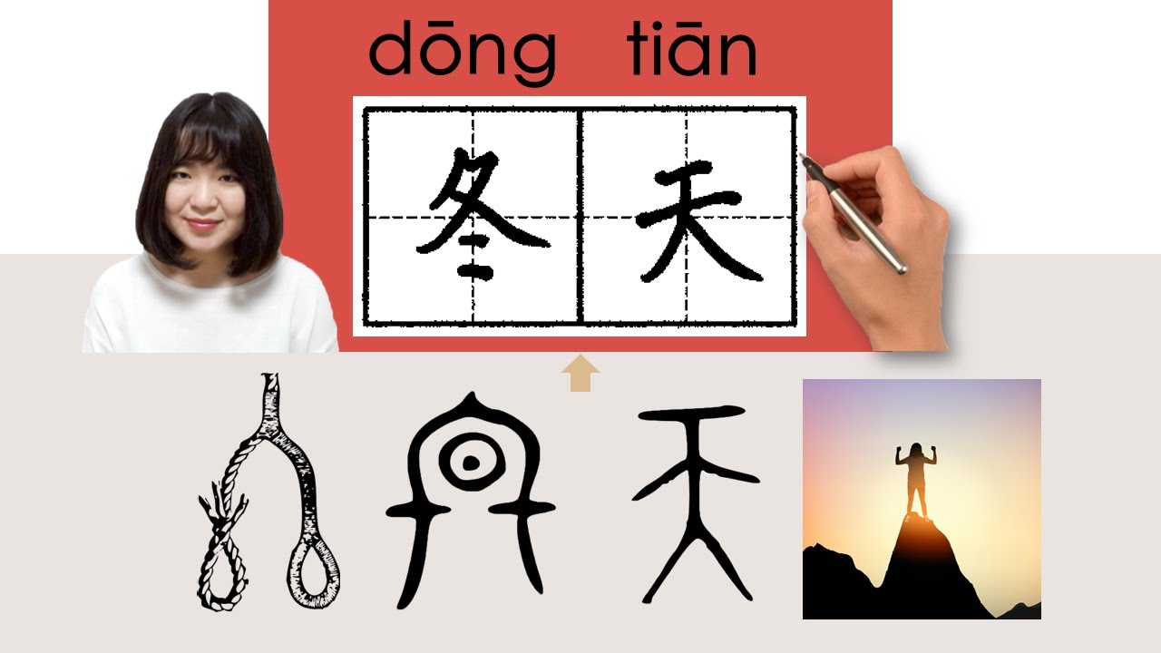 【NEW HSK3】/冬天//dongtian_(winter )How to Pronounce/Memorize/Write ...